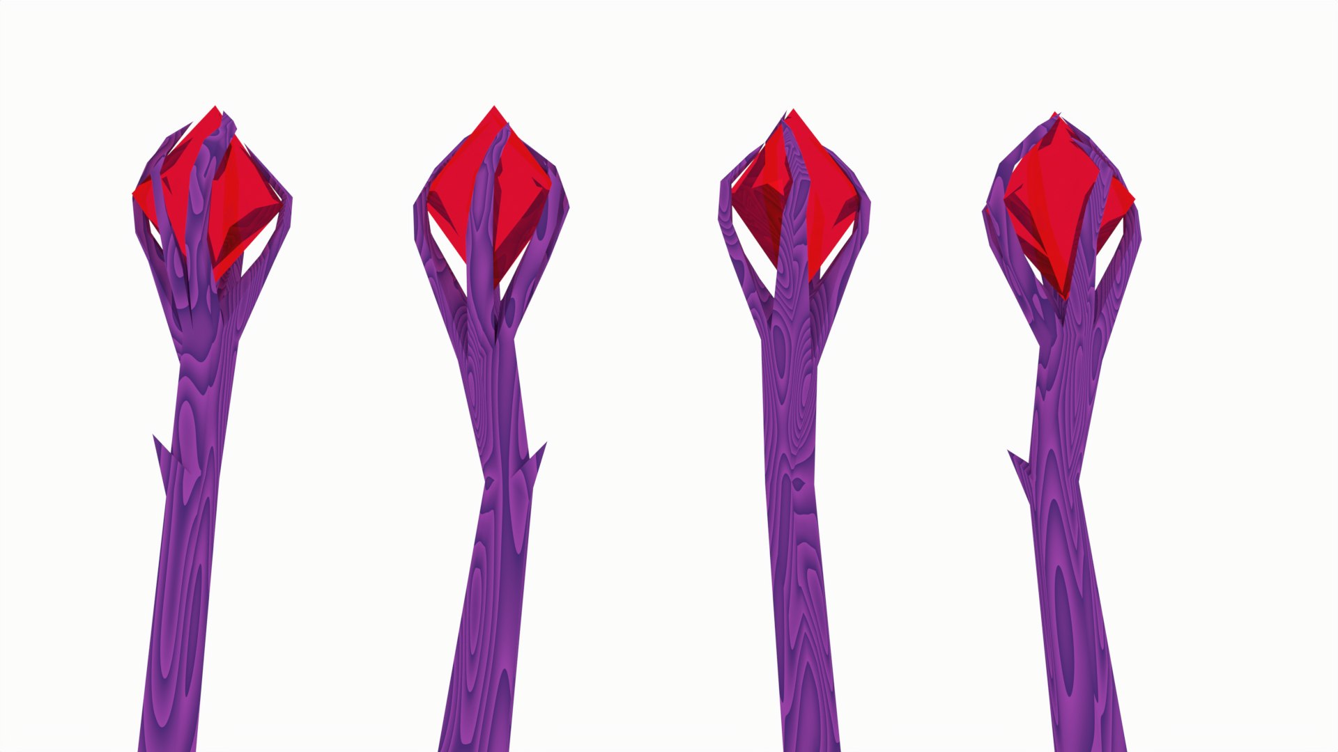 Wizard Staff Model - TurboSquid 1908950