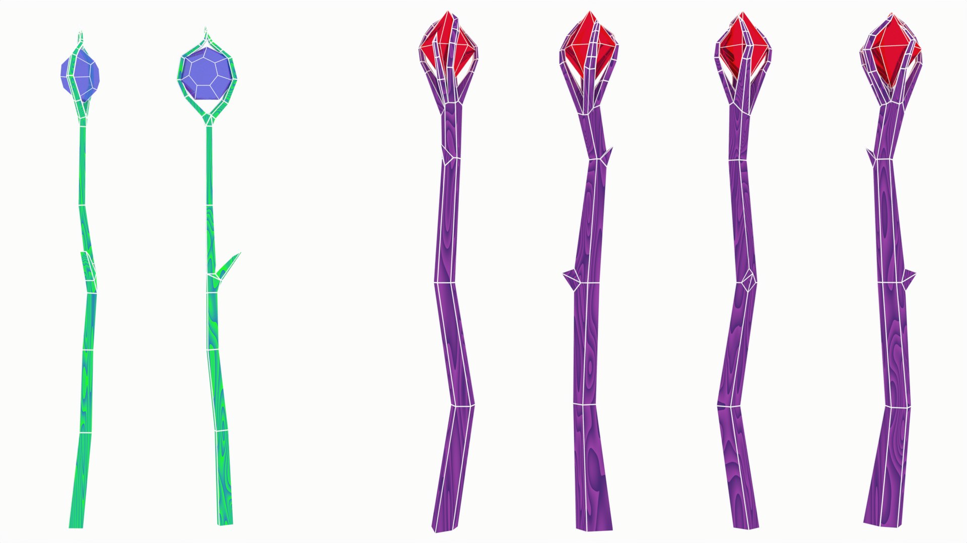 Wizard Staff Model - TurboSquid 1908950