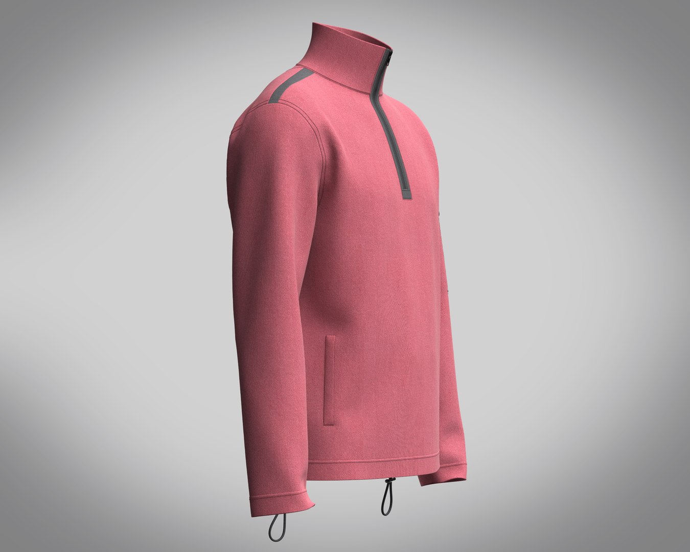 3D Model Mens Zipper Jacket - TurboSquid 1975055