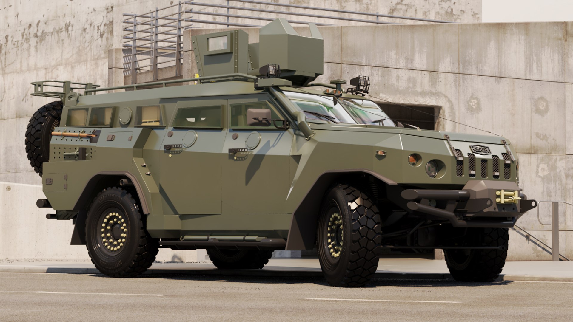 APC Novator-whith-modul 3D - TurboSquid 2183994