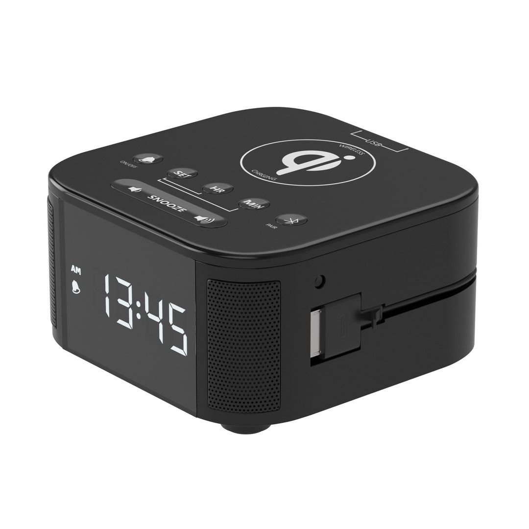 Kube Audio Clock 3D model - TurboSquid 1899014