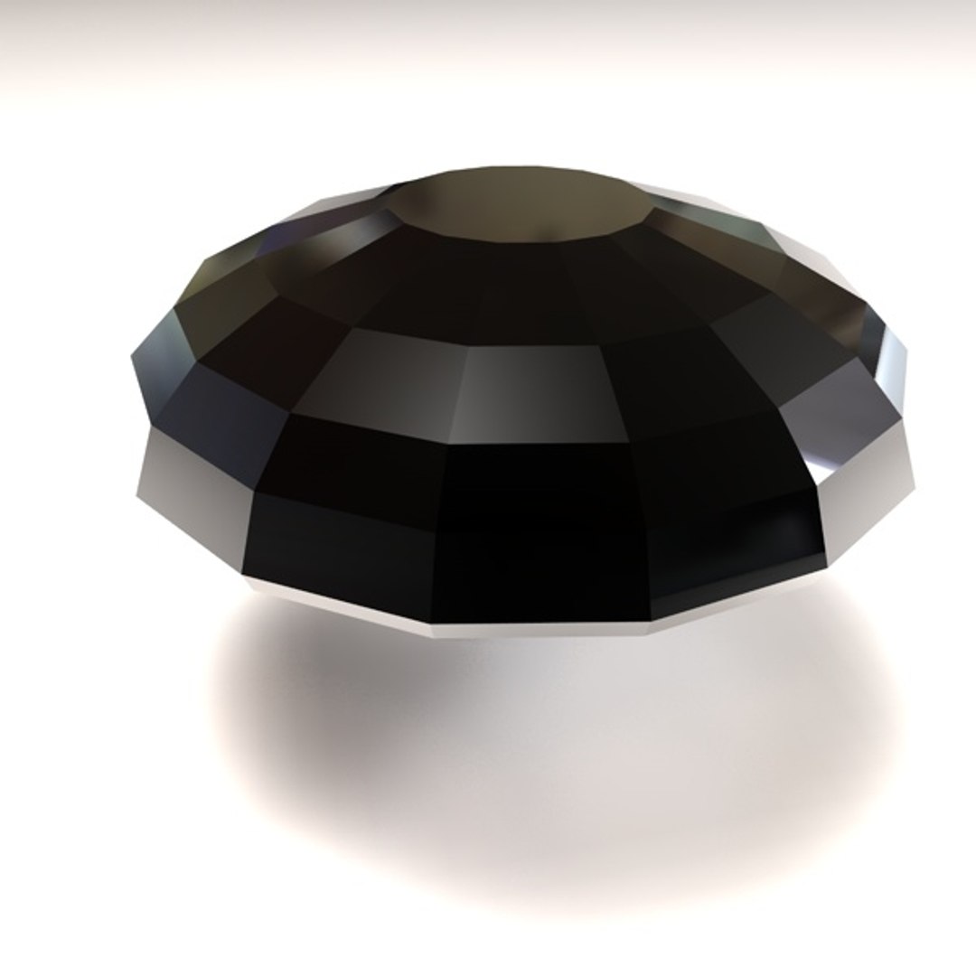 3d Parachute Cut Gemstone