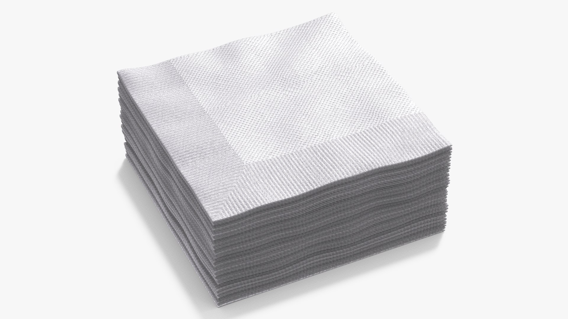 3D Stack Of Paper Napkins - TurboSquid 2300095