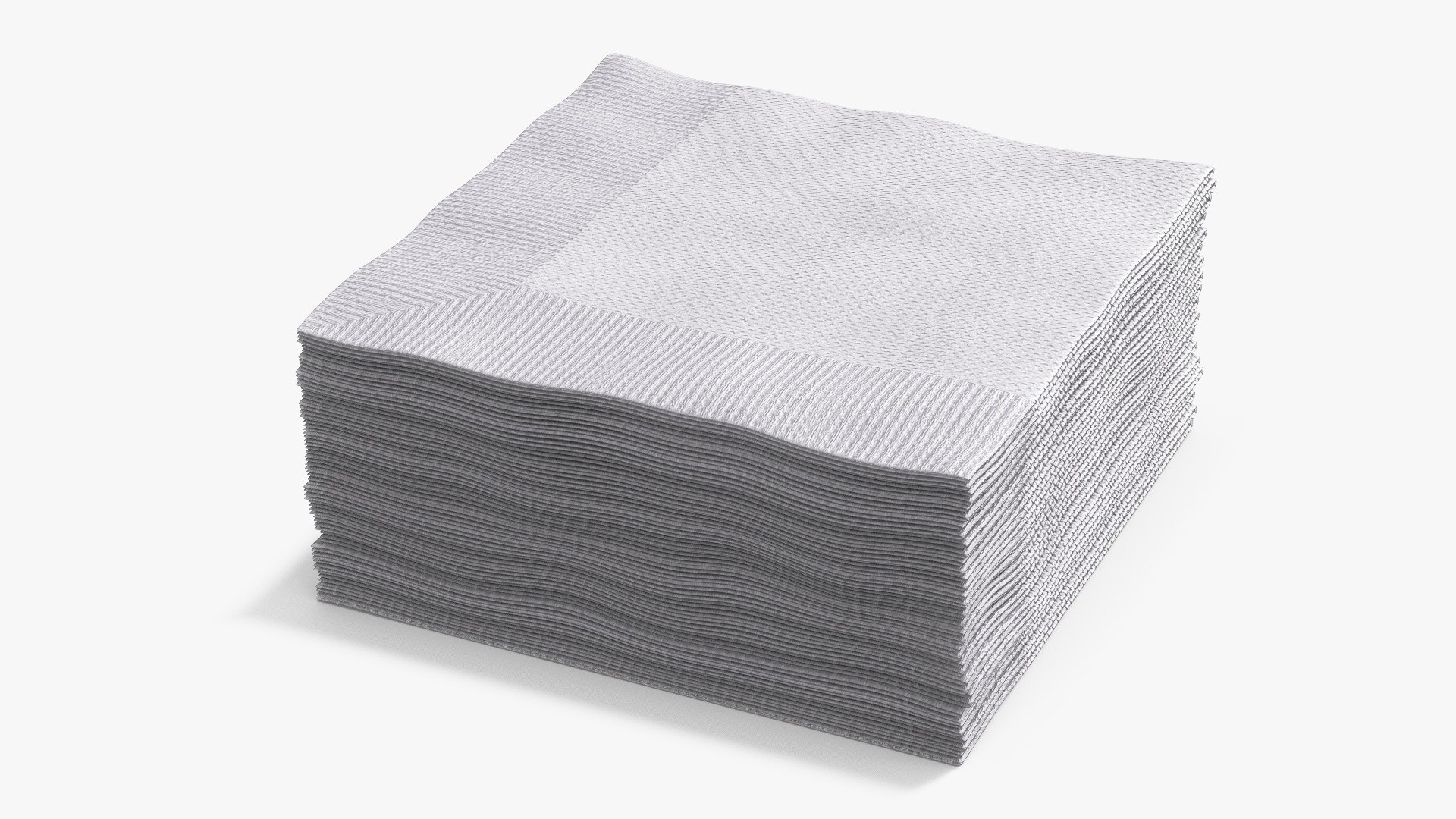 3D Stack Of Paper Napkins - TurboSquid 2300095