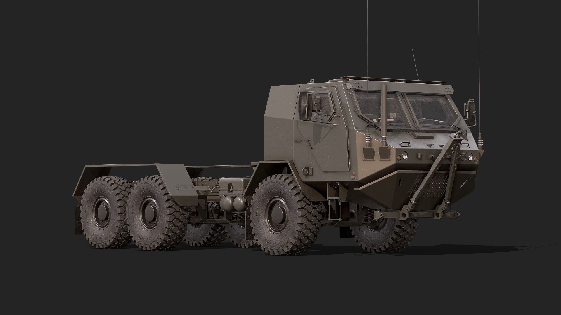 Armored Concept Radar Truck 3D Model - TurboSquid 1739581