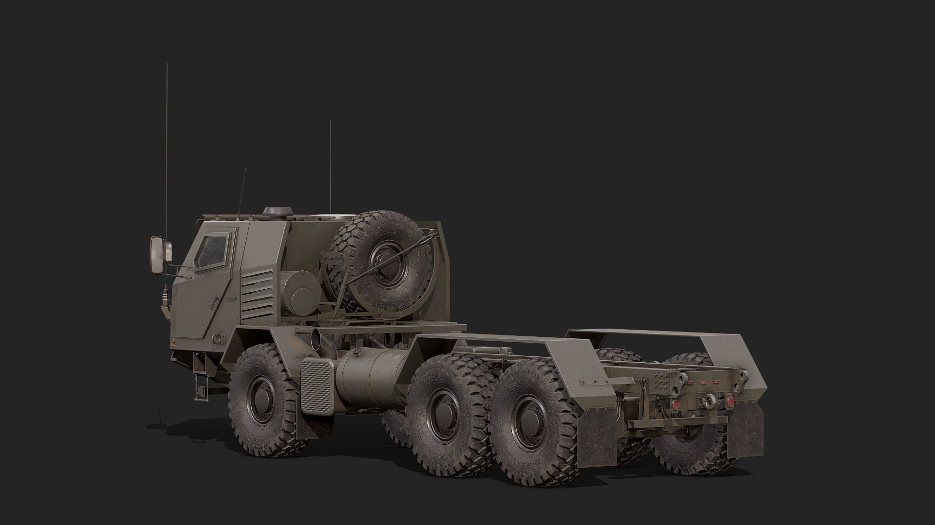Armored Concept Radar Truck 3D Model - TurboSquid 1739581
