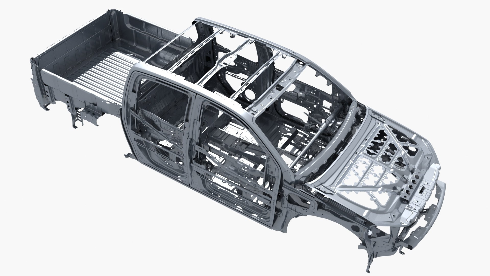 3D Model Pickup Truck Frame - TurboSquid 2066730