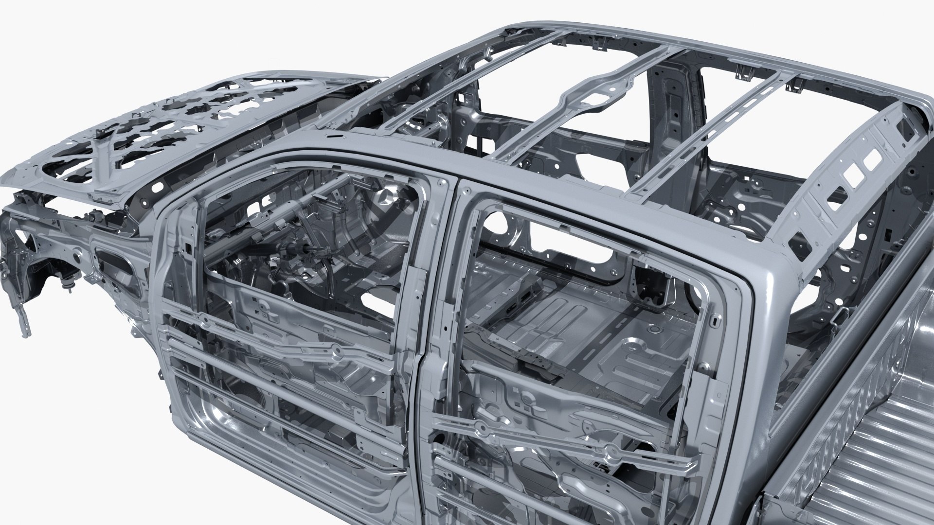 3D Model Pickup Truck Frame - TurboSquid 2066730