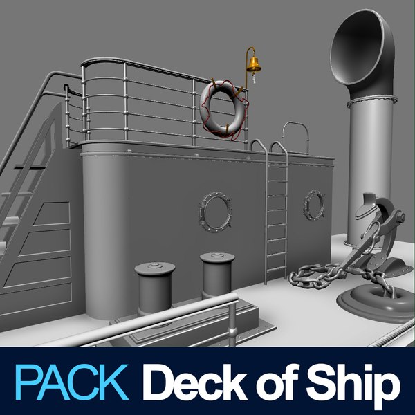 3d ship bridge control room model