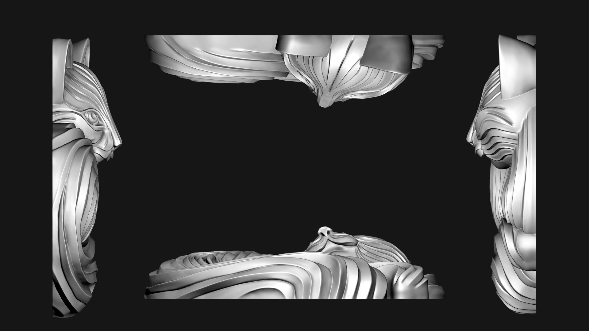 Modern Cat Bas Relief And Pendant 3D Print Model 3D Model - TurboSquid ...