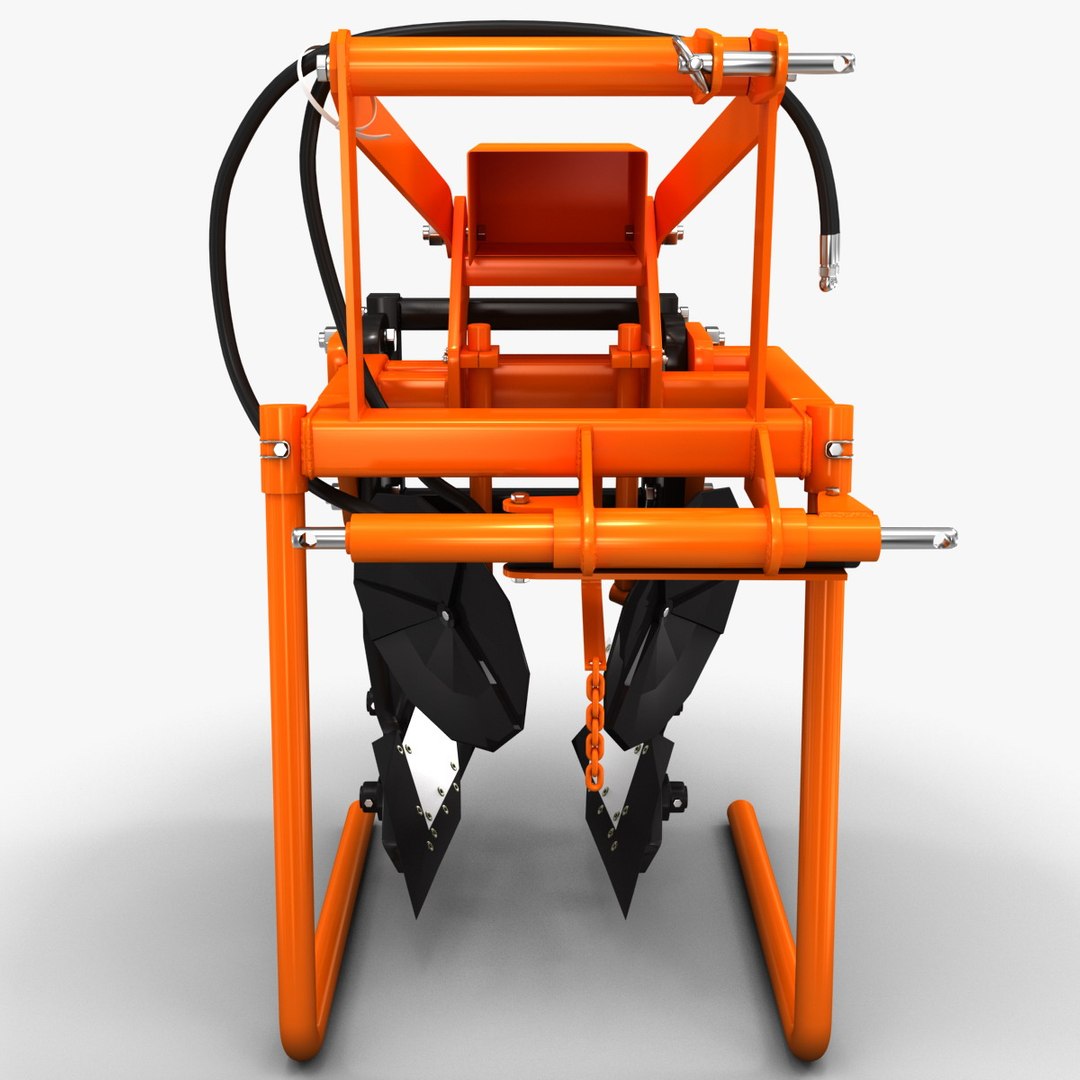 3d Model Harvesters Bd400 Farm Machine