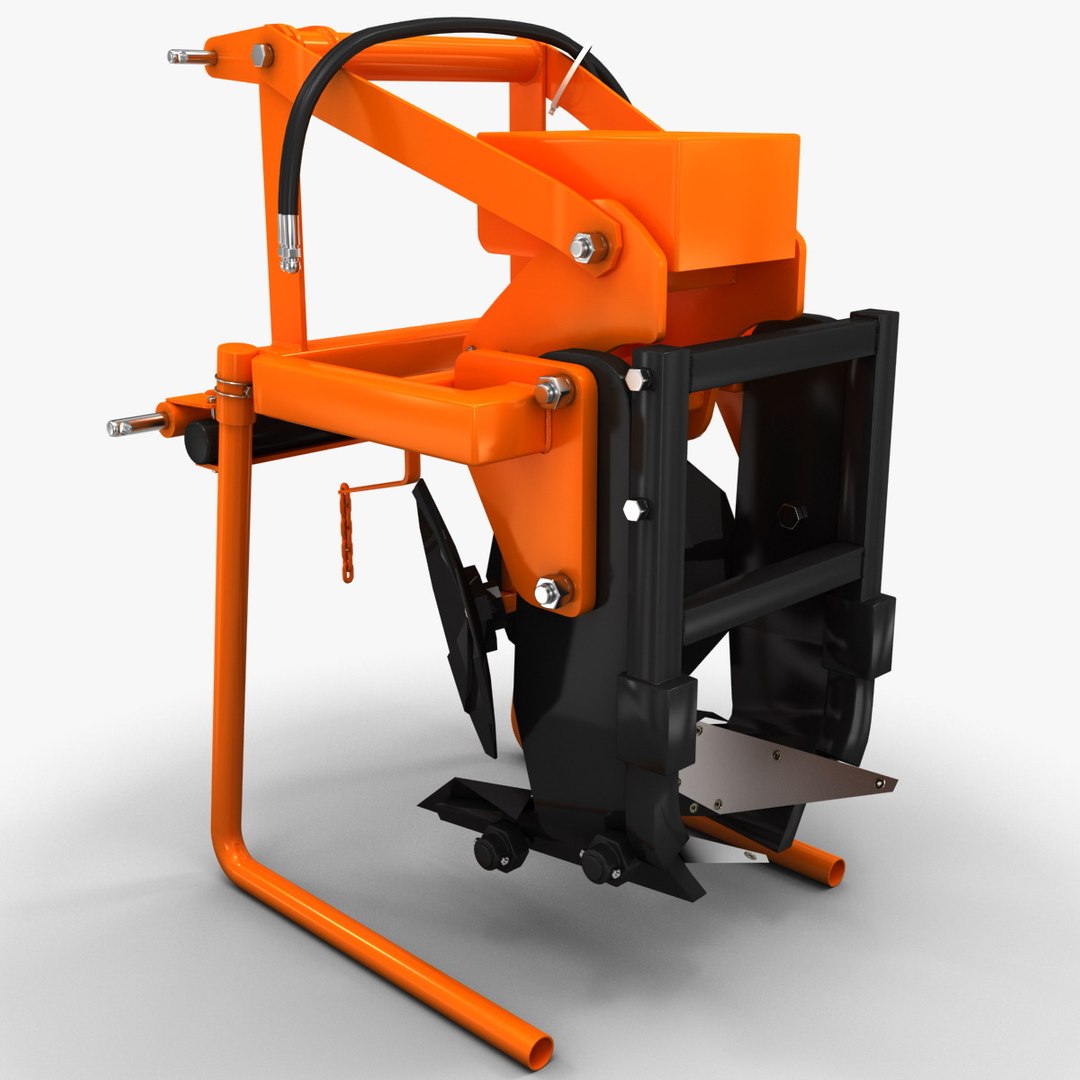 3d Model Harvesters Bd400 Farm Machine