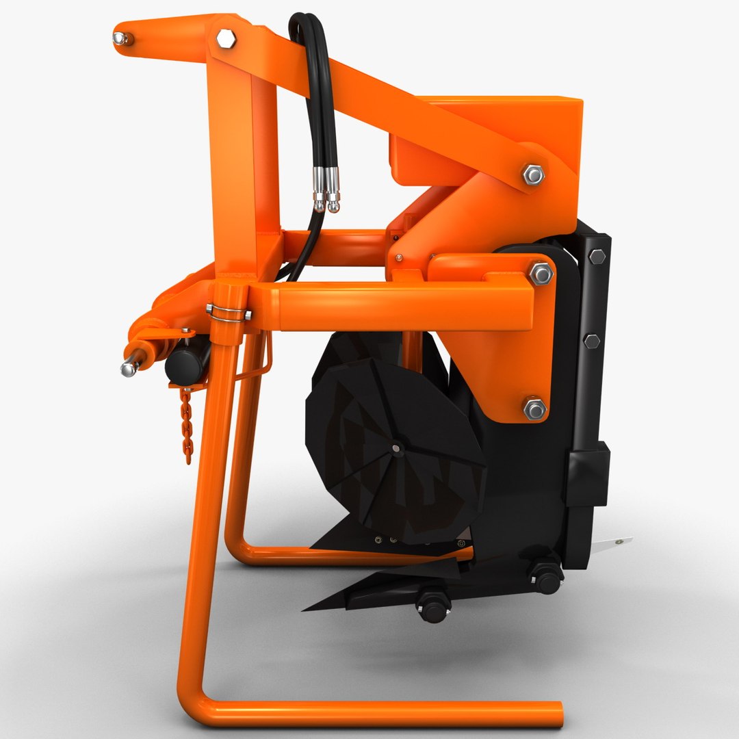 3d Model Harvesters Bd400 Farm Machine