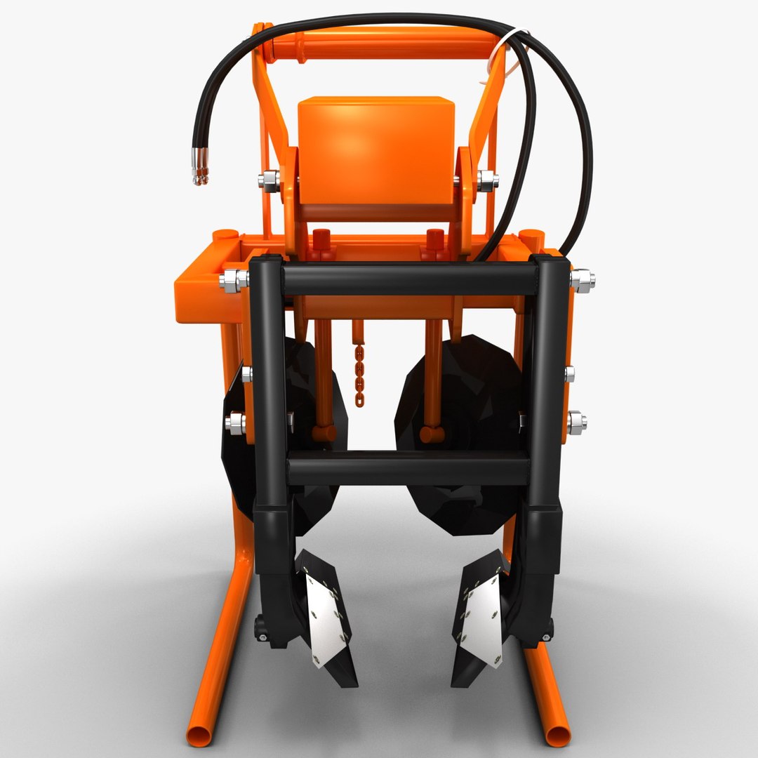 3d Model Harvesters Bd400 Farm Machine