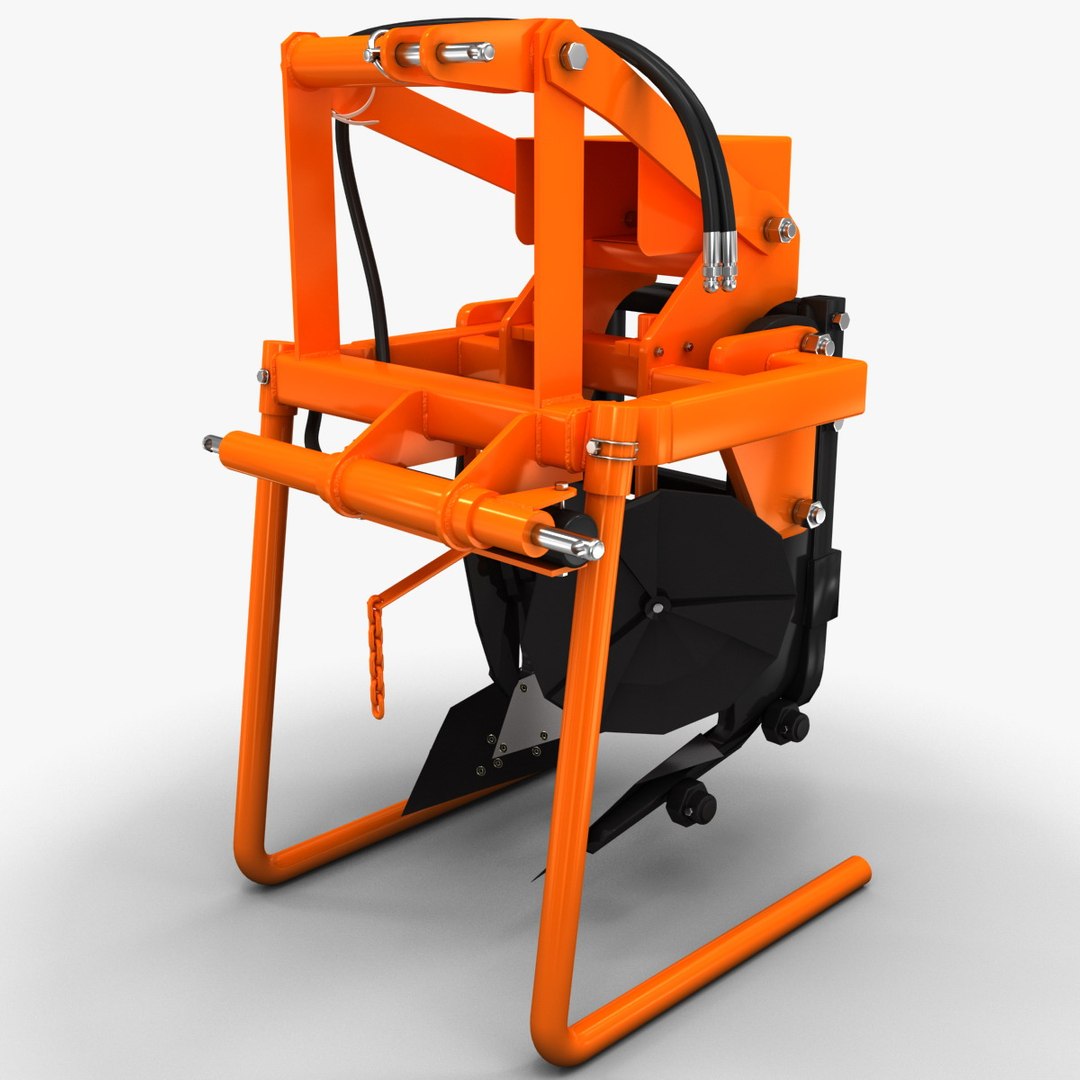 3d Model Harvesters Bd400 Farm Machine