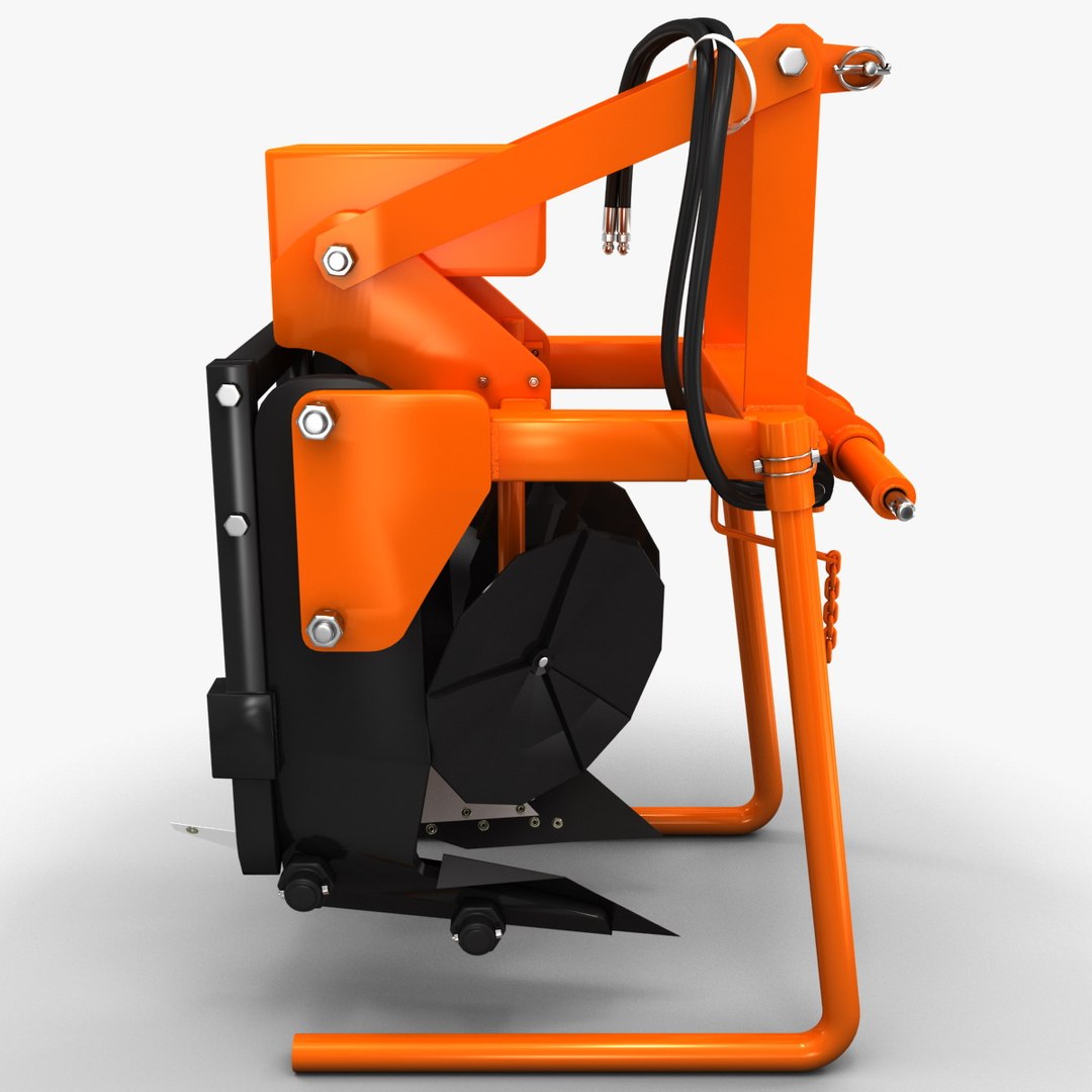 3d Model Harvesters Bd400 Farm Machine