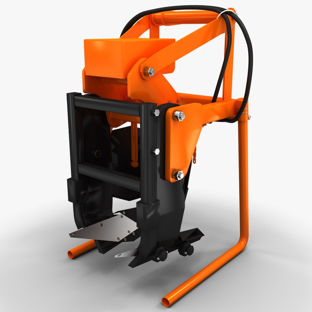 3d Model Harvesters Bd400 Farm Machine