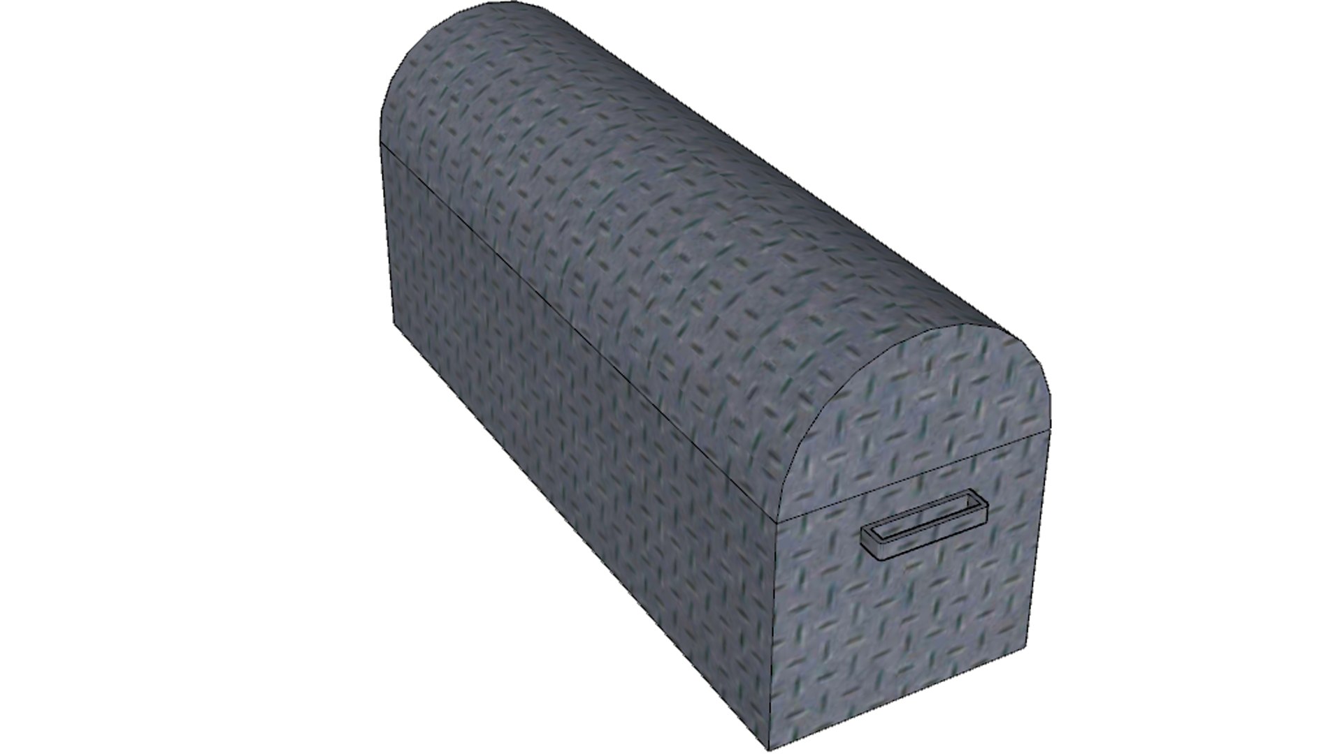 Simple Metal Chest 3D Model - TurboSquid 1725644