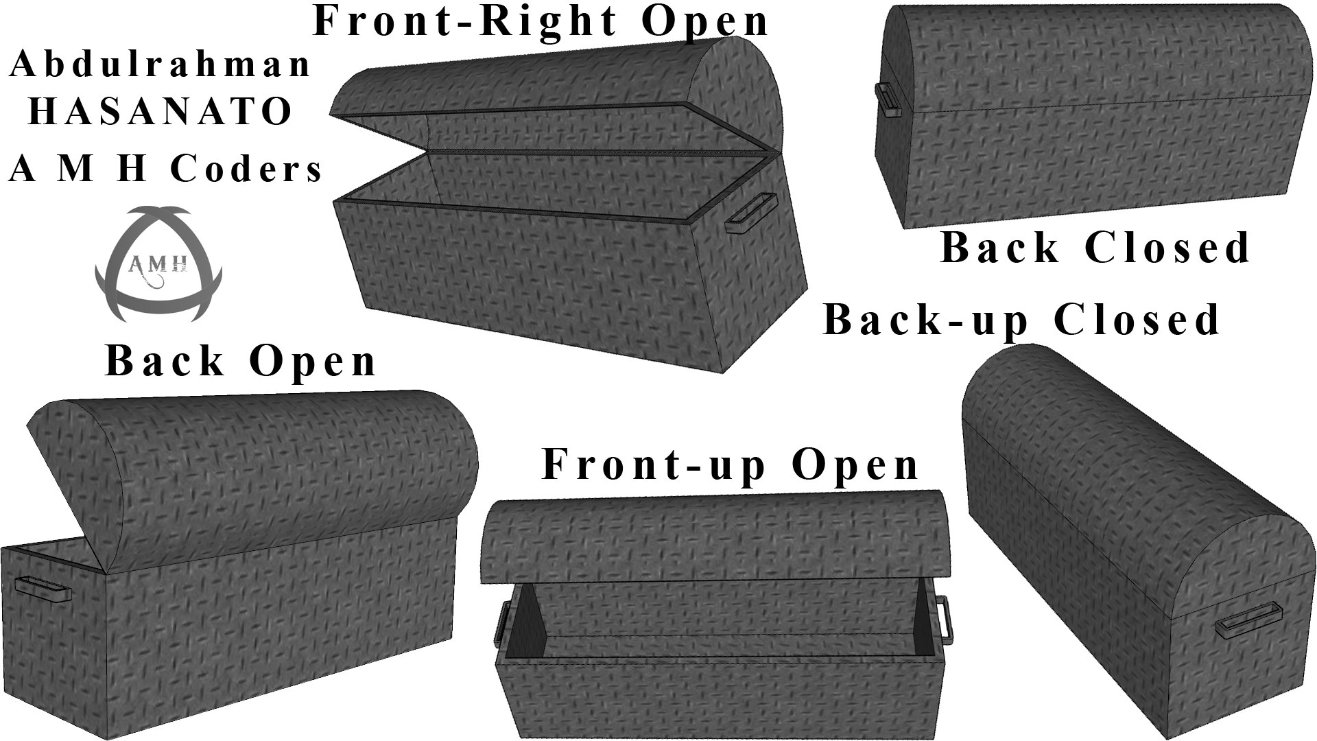 Simple Metal Chest 3D Model - TurboSquid 1725644
