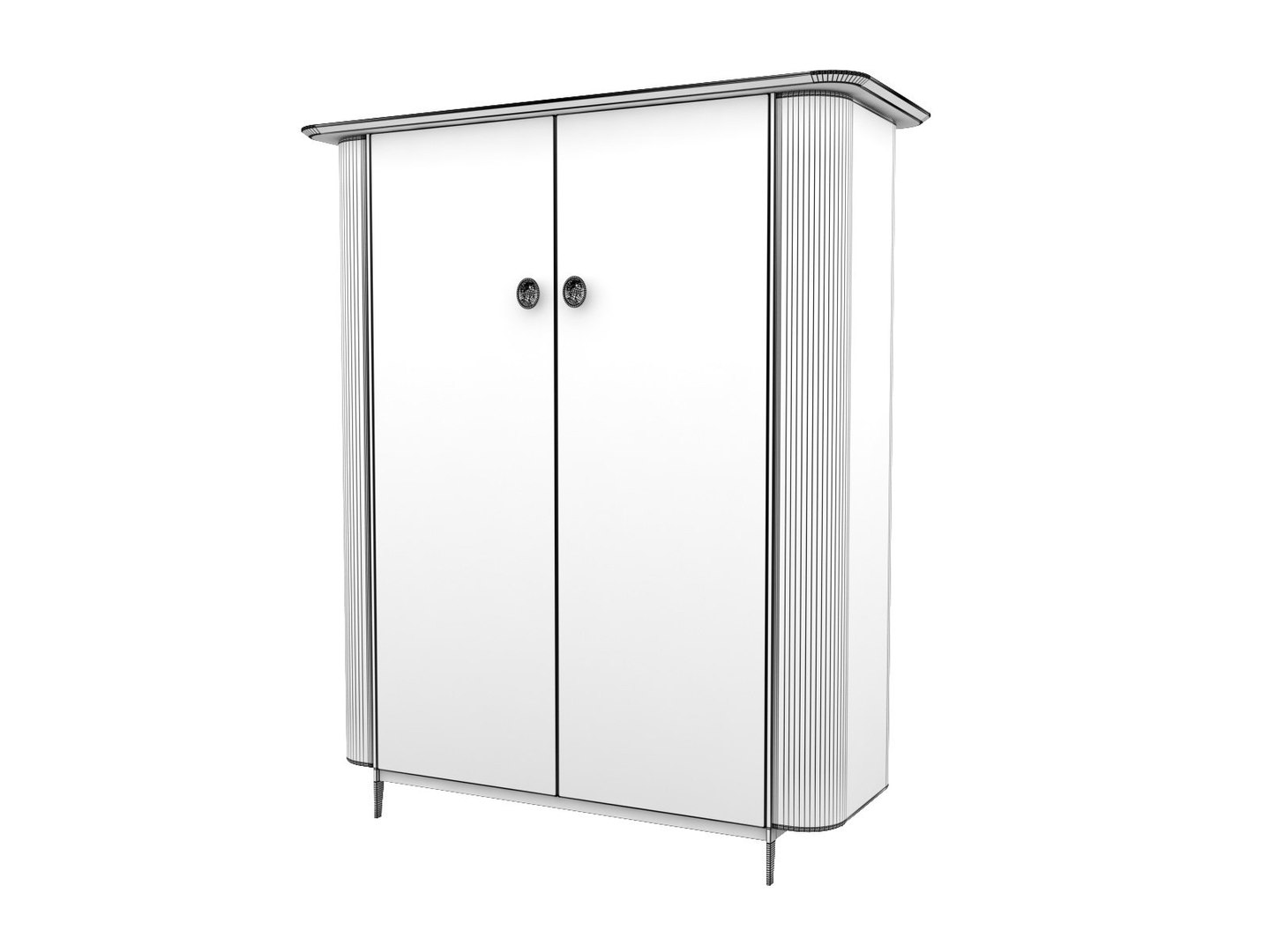 Alexander Bar Cabinet 3D Model - TurboSquid 1388776