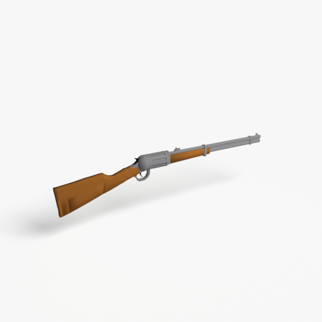 cylinder rifle 3d obj