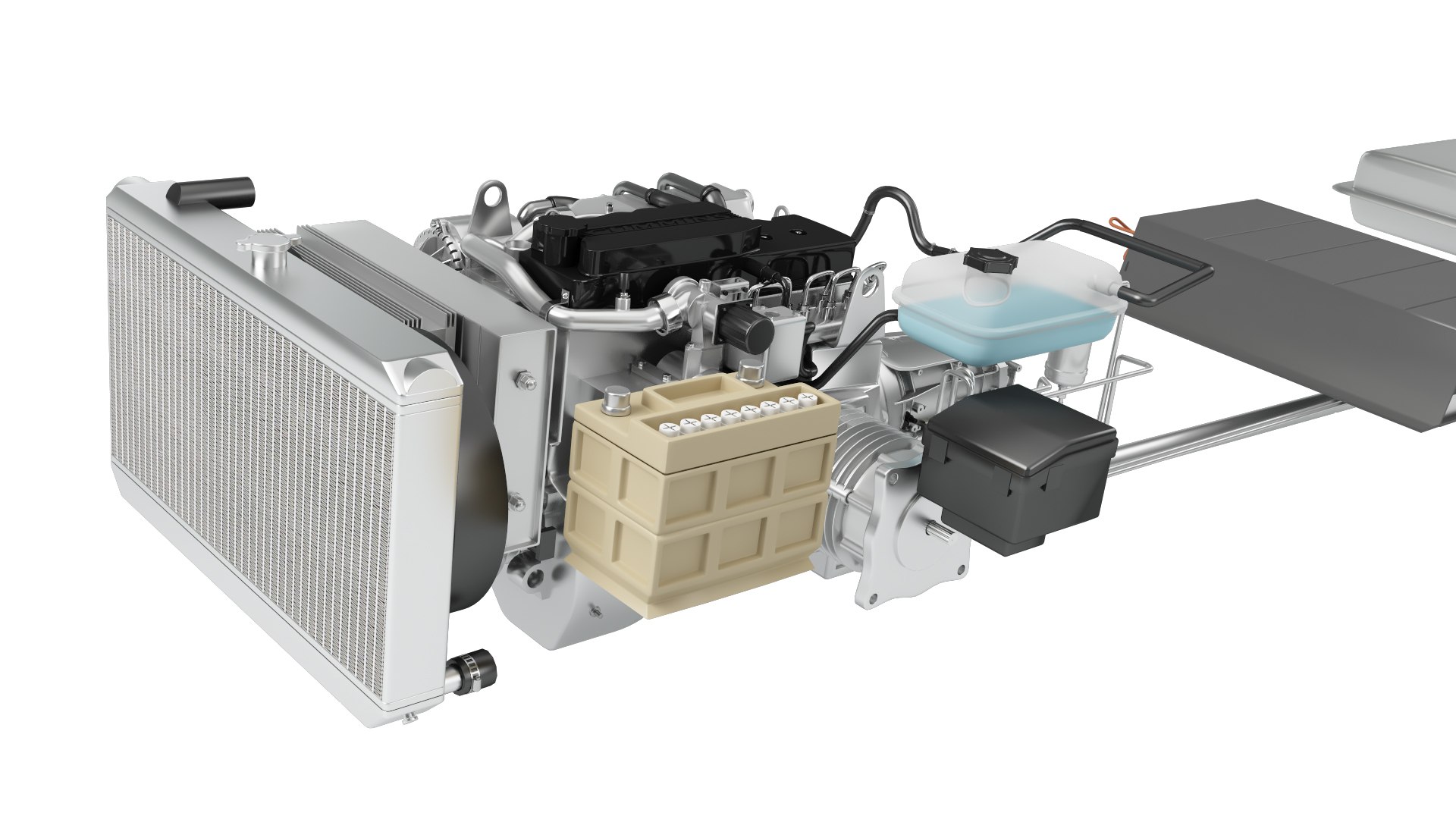 Hybrid Electric System 3d Turbosquid 2020954