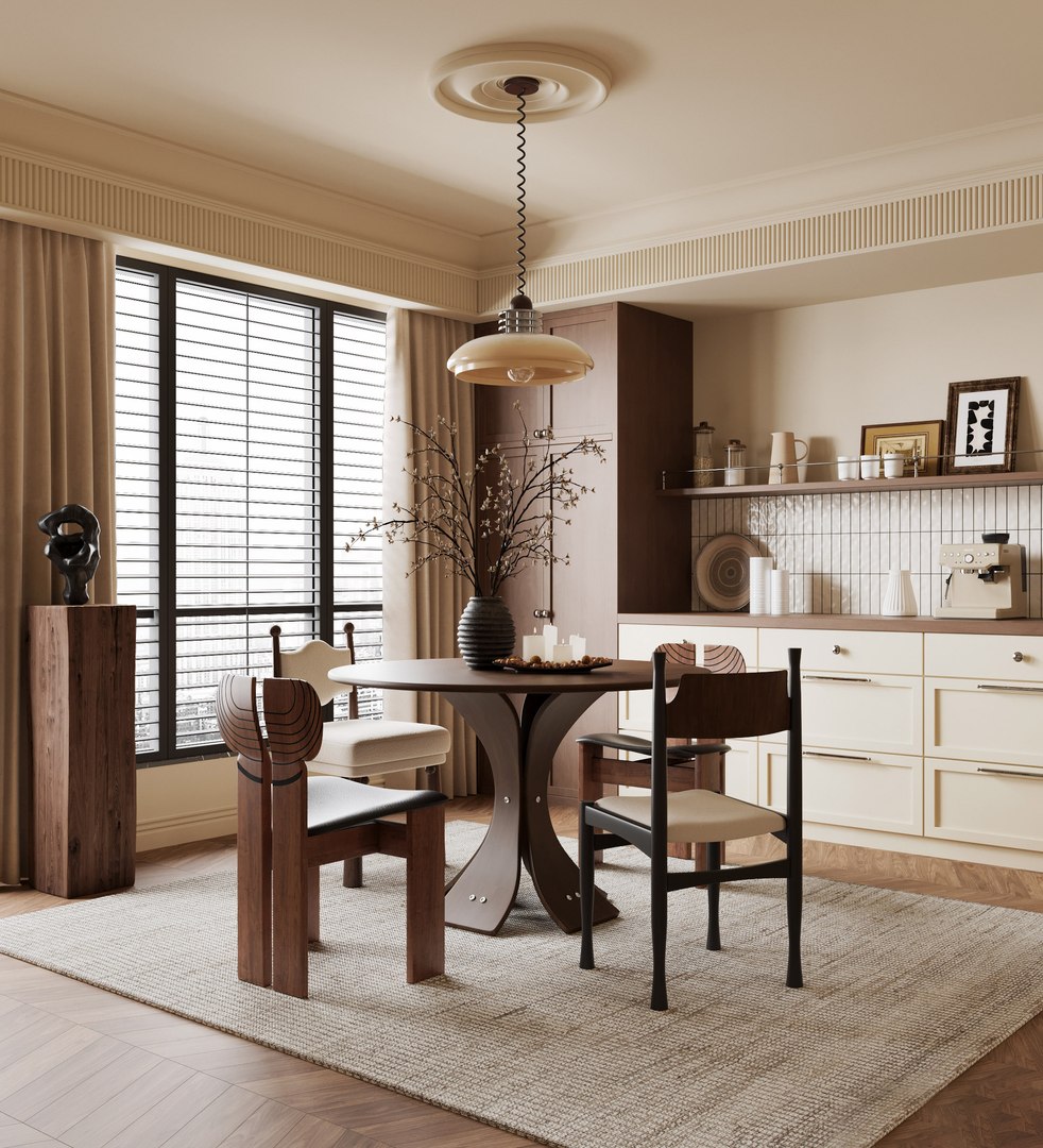 Dinning Room Scene 3D Model - TurboSquid 2380580