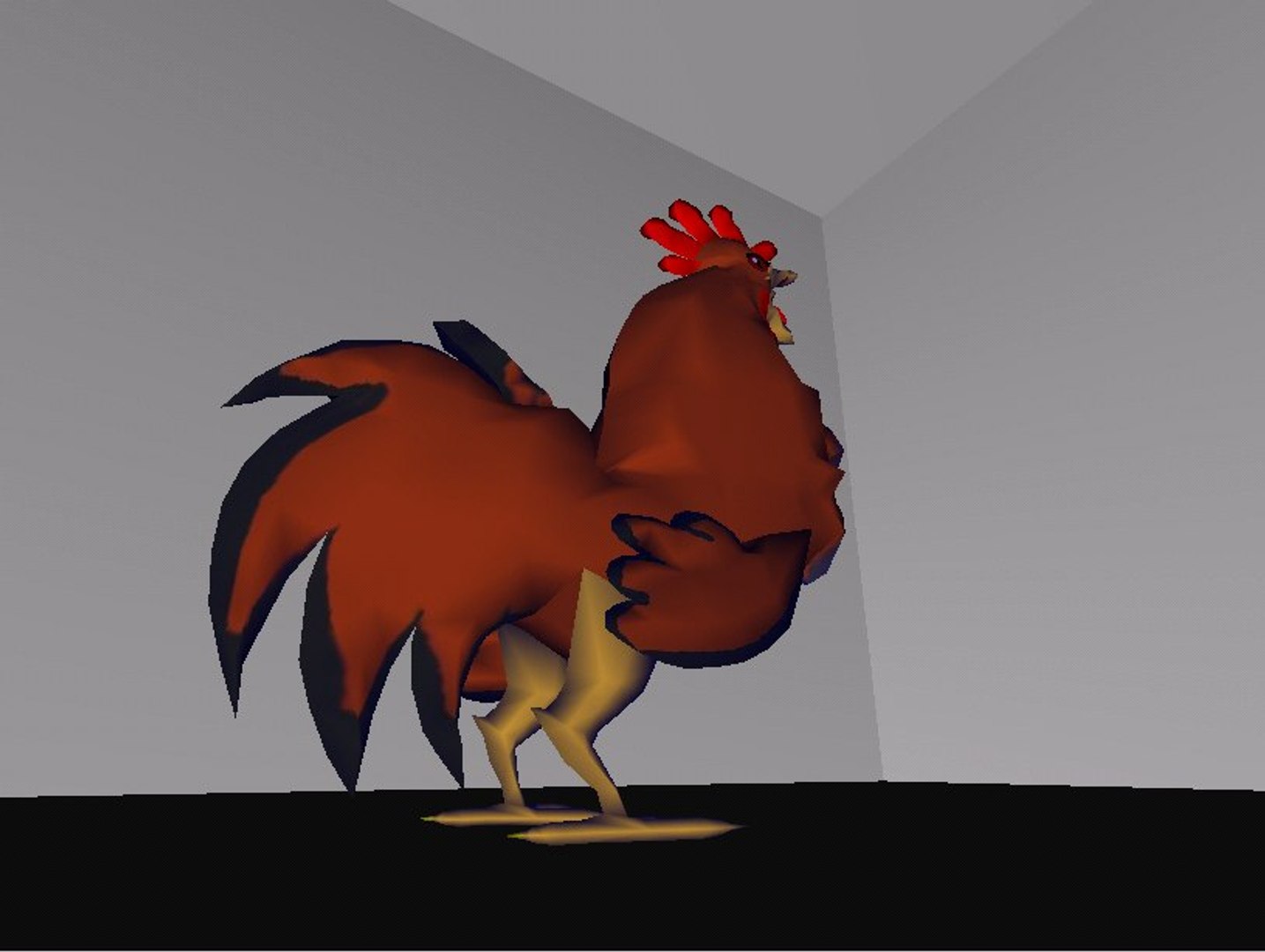 Rooster 3d 3ds
