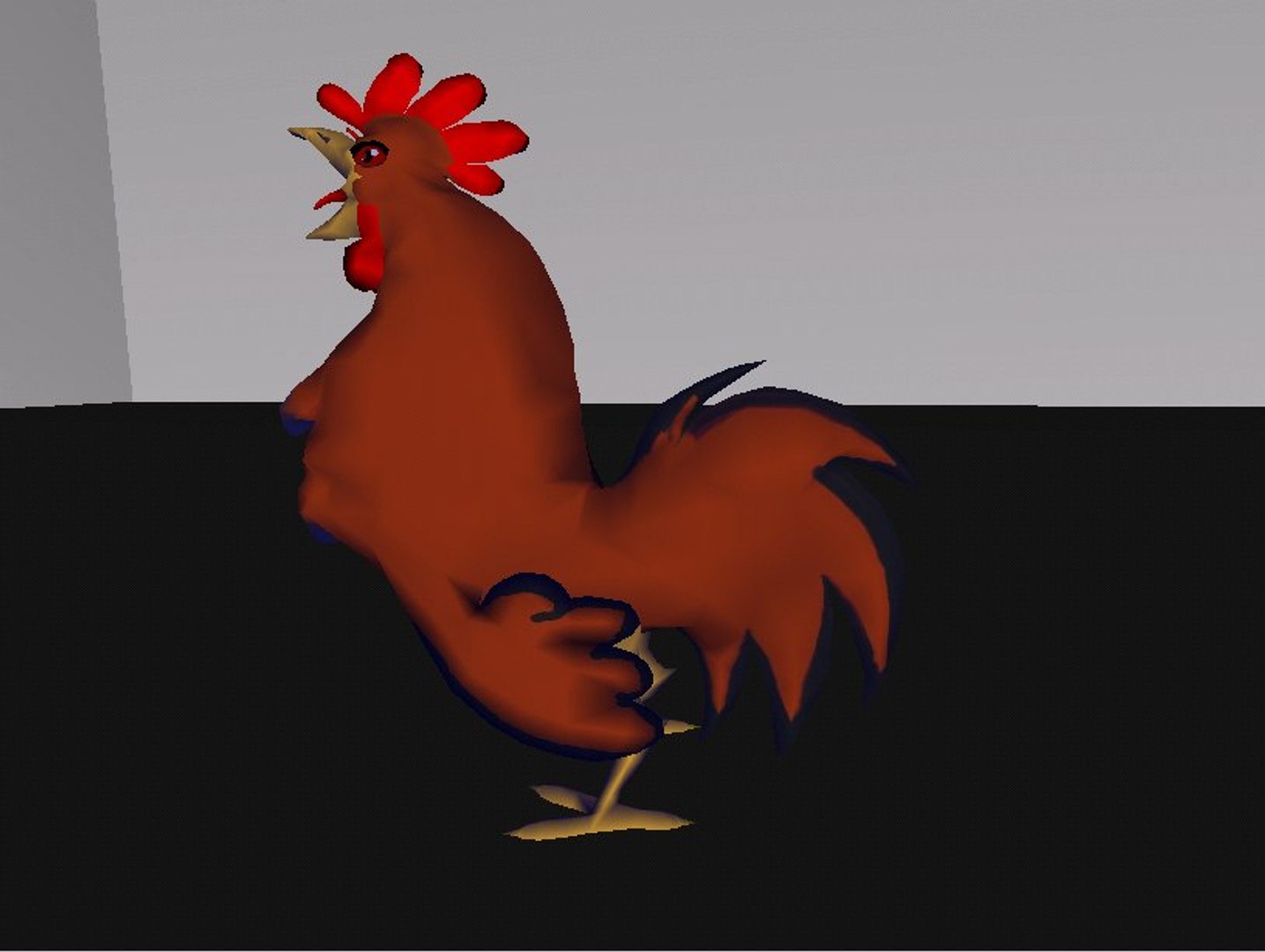 Rooster 3d 3ds