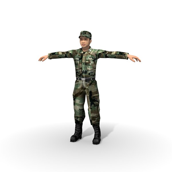 士兵韩国3D模型 - TurboSquid 1384593