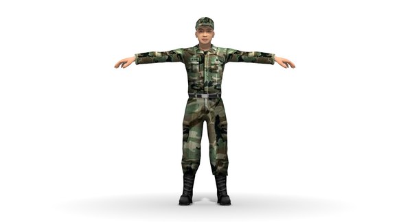 군인 한국 3D 모델 - TurboSquid 1384593