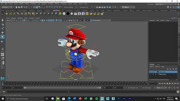Mario rig 3D - TurboSquid 1624853