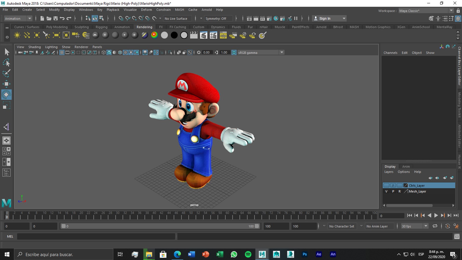 Mario rig 3D - TurboSquid 1624853