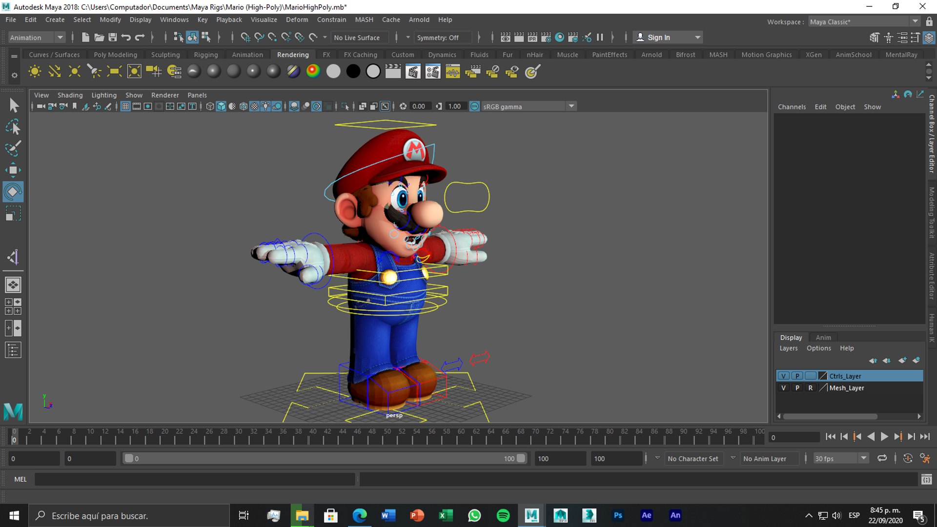 Mario rig 3D - TurboSquid 1624853