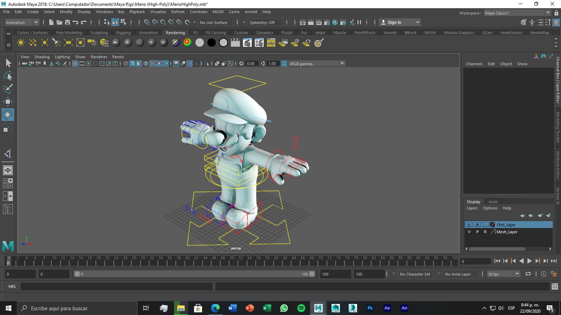 Mario rig 3D - TurboSquid 1624853