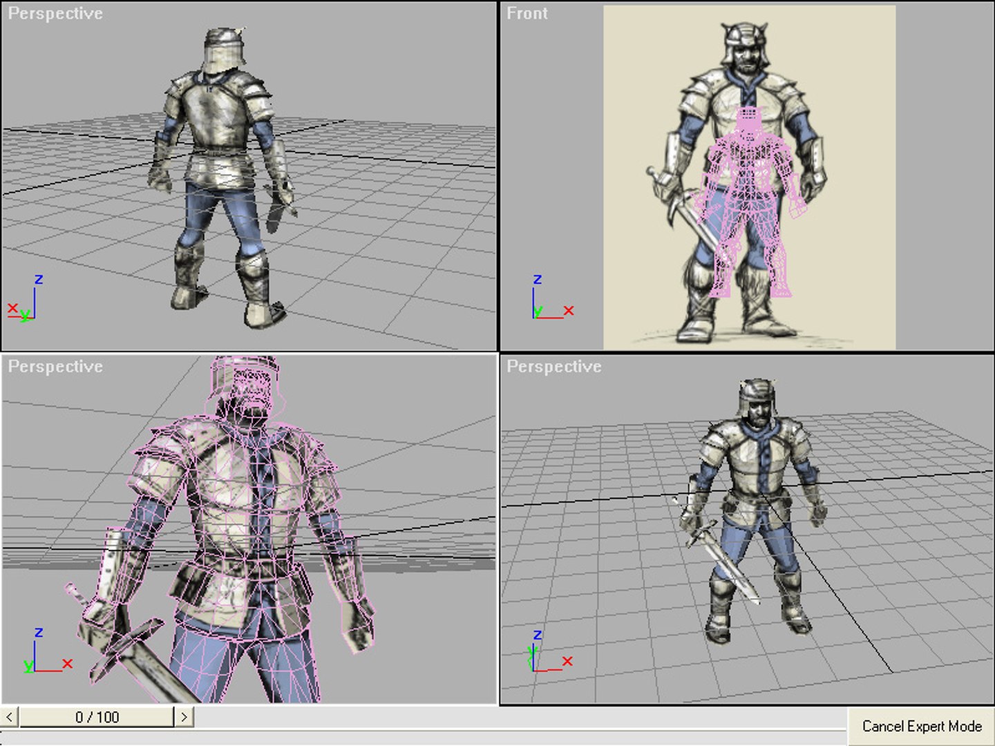 Free Max Model Medieval Knight