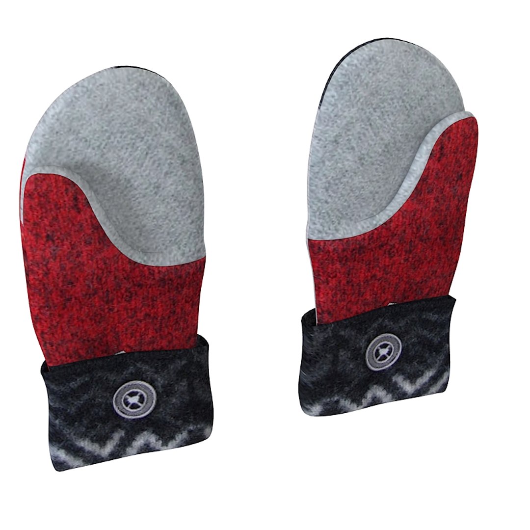 winter mitten 3d model