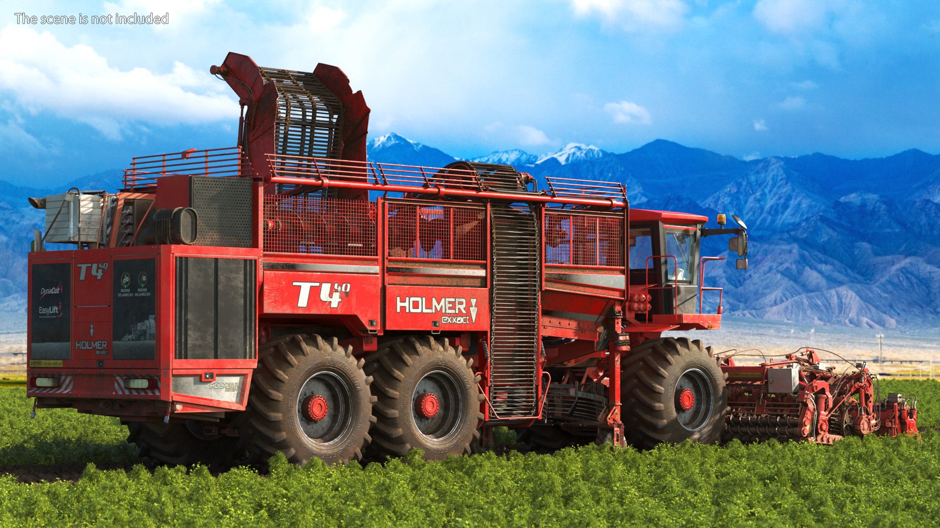 Dirty Beet Harvester HOLMER Terra Dos T4-30 Rigged 3D model ...
