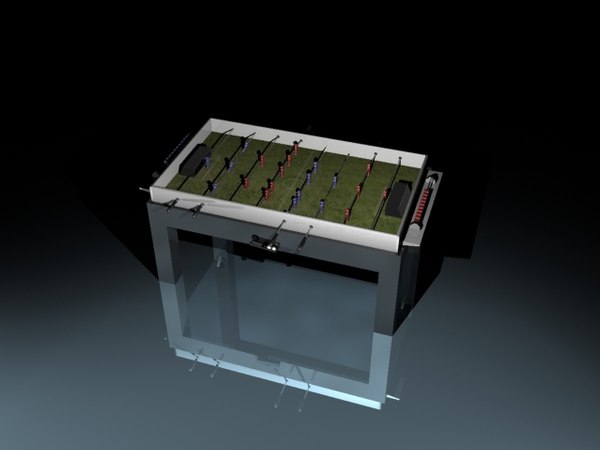 3d table soccer fusball ball
