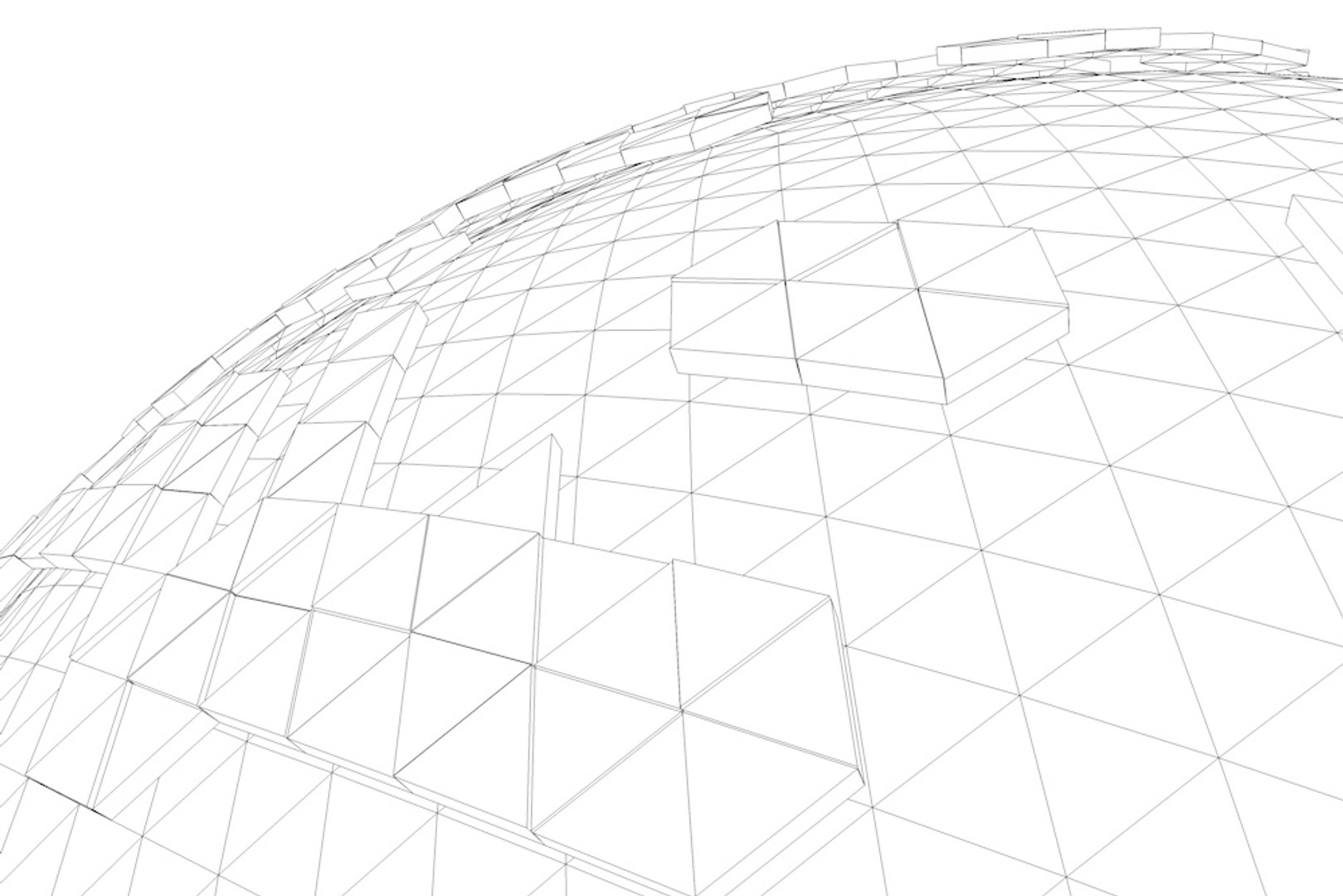 3d Minimal Design Modern Earth Model