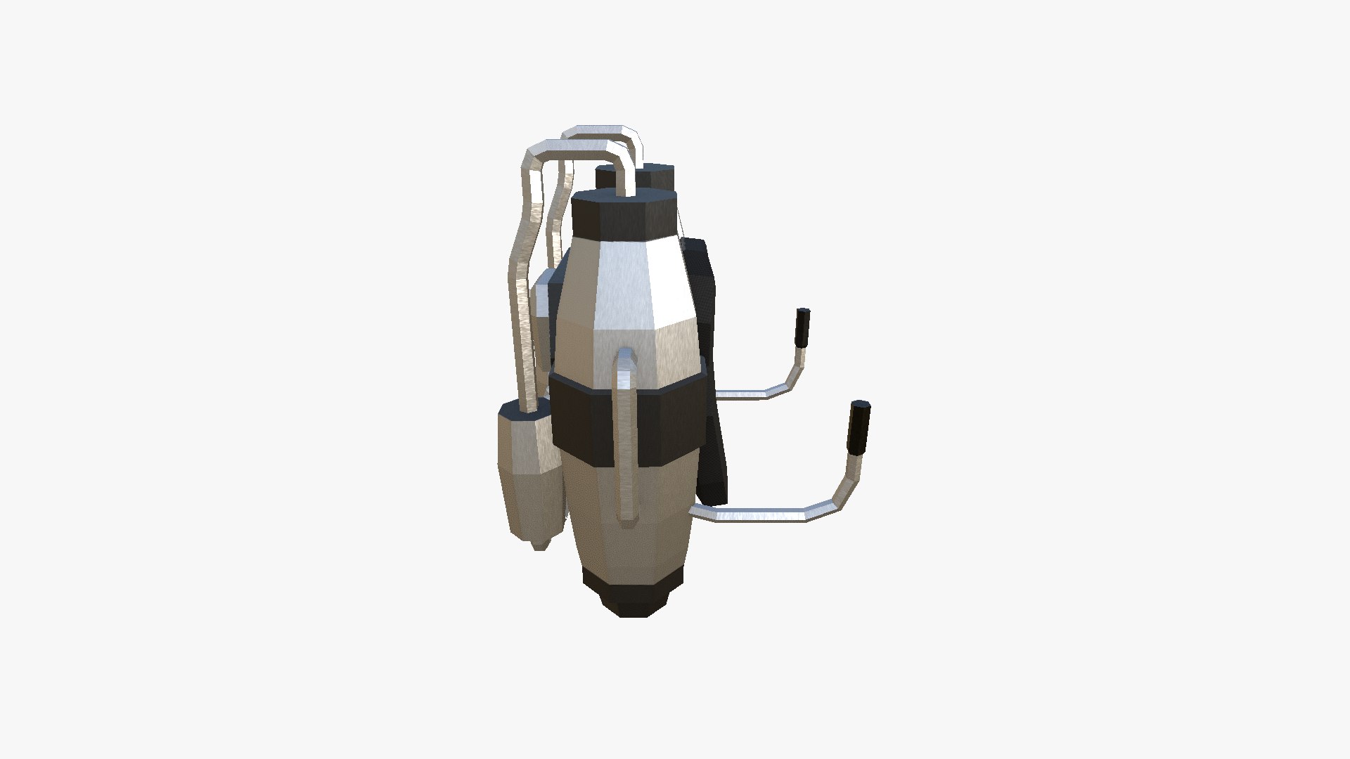 Jetpack Low Poly J05 - SciFi Character Design 3D Model - TurboSquid 2256419