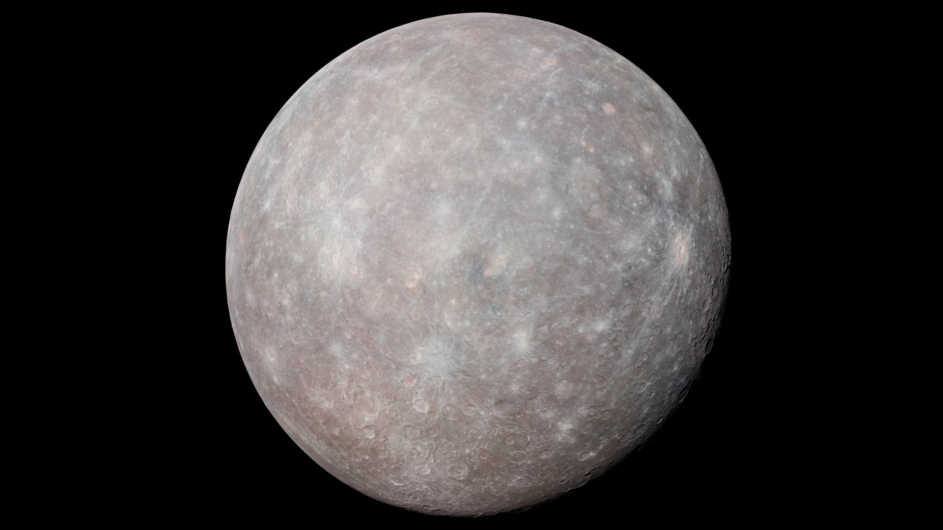 Mercury planet 3D model - TurboSquid 1152899