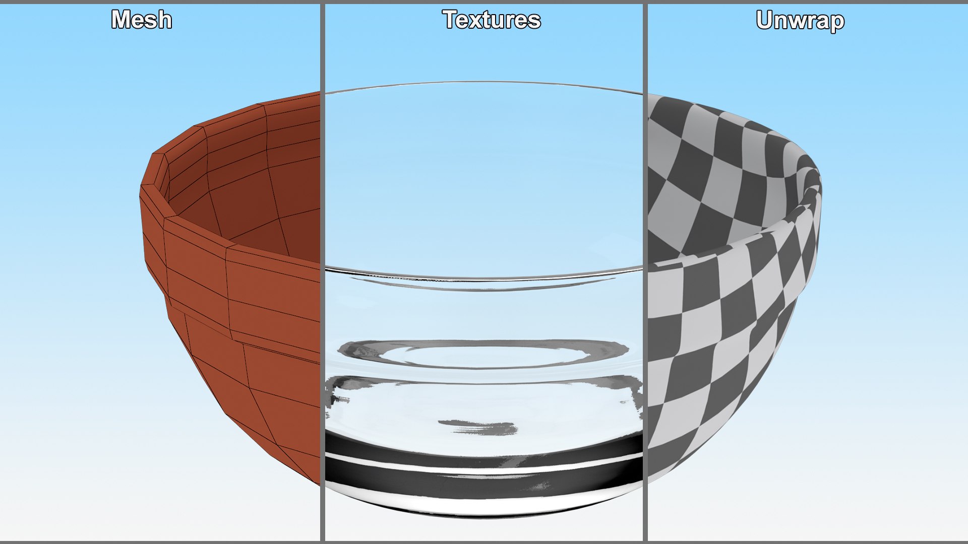 Glass Deep Bowl 3D Model - TurboSquid 2197303