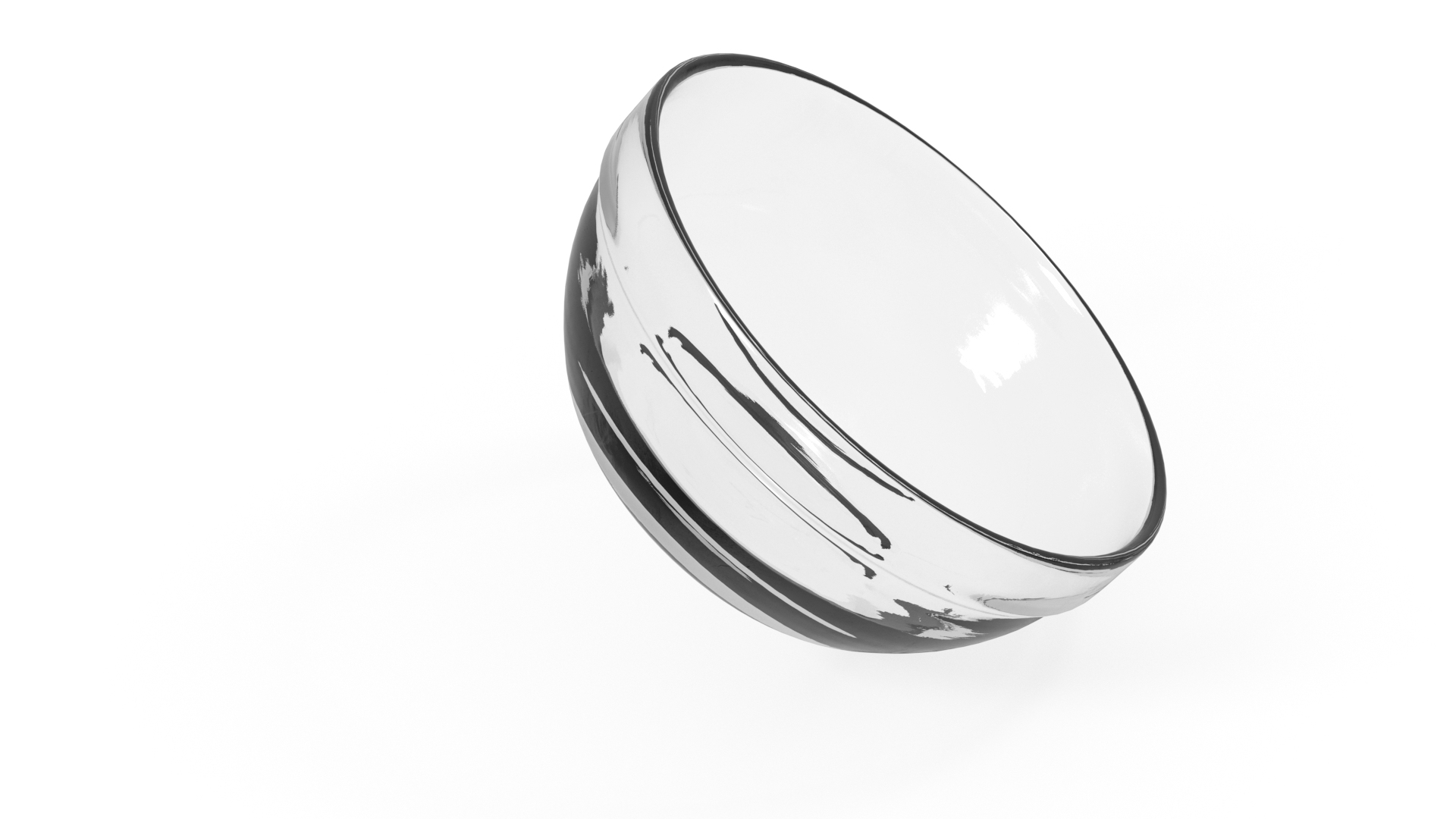 Glass Deep Bowl 3D Model - TurboSquid 2197303