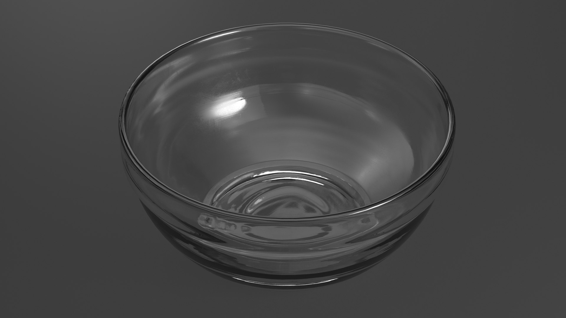 Glass Deep Bowl 3D Model - TurboSquid 2197303