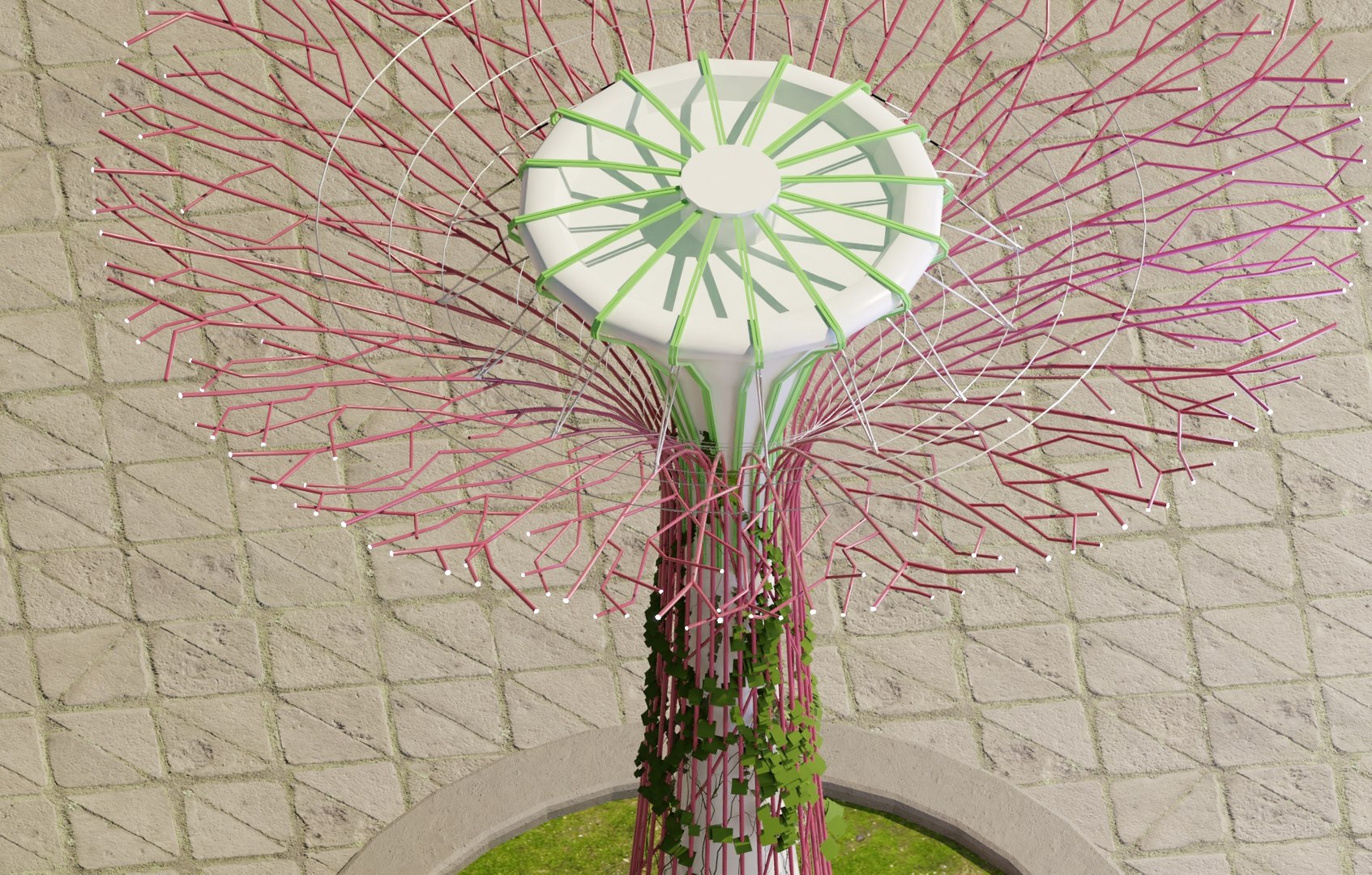 3D Gardens By The Bay Singapore Supertrees Model - TurboSquid 1717366