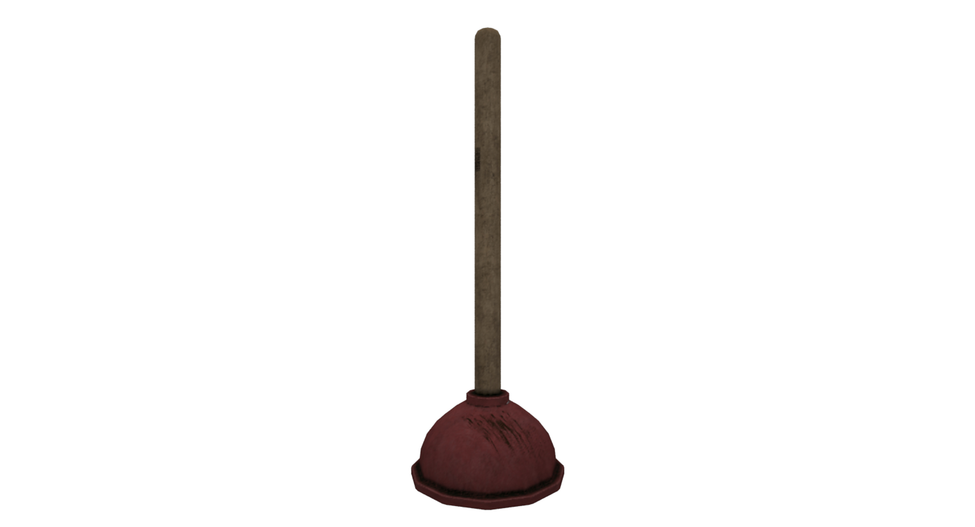 Toilet plunger 3D model - TurboSquid 1291392