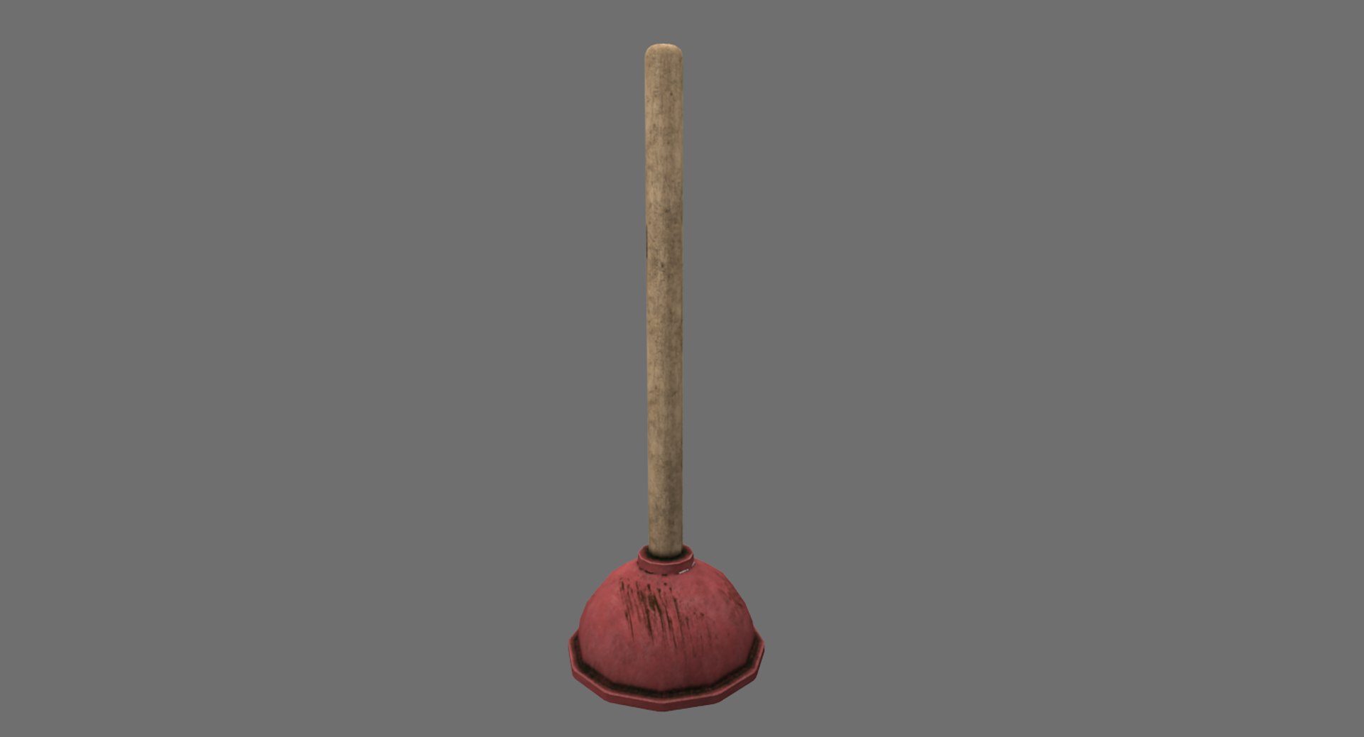 Toilet plunger 3D model - TurboSquid 1291392