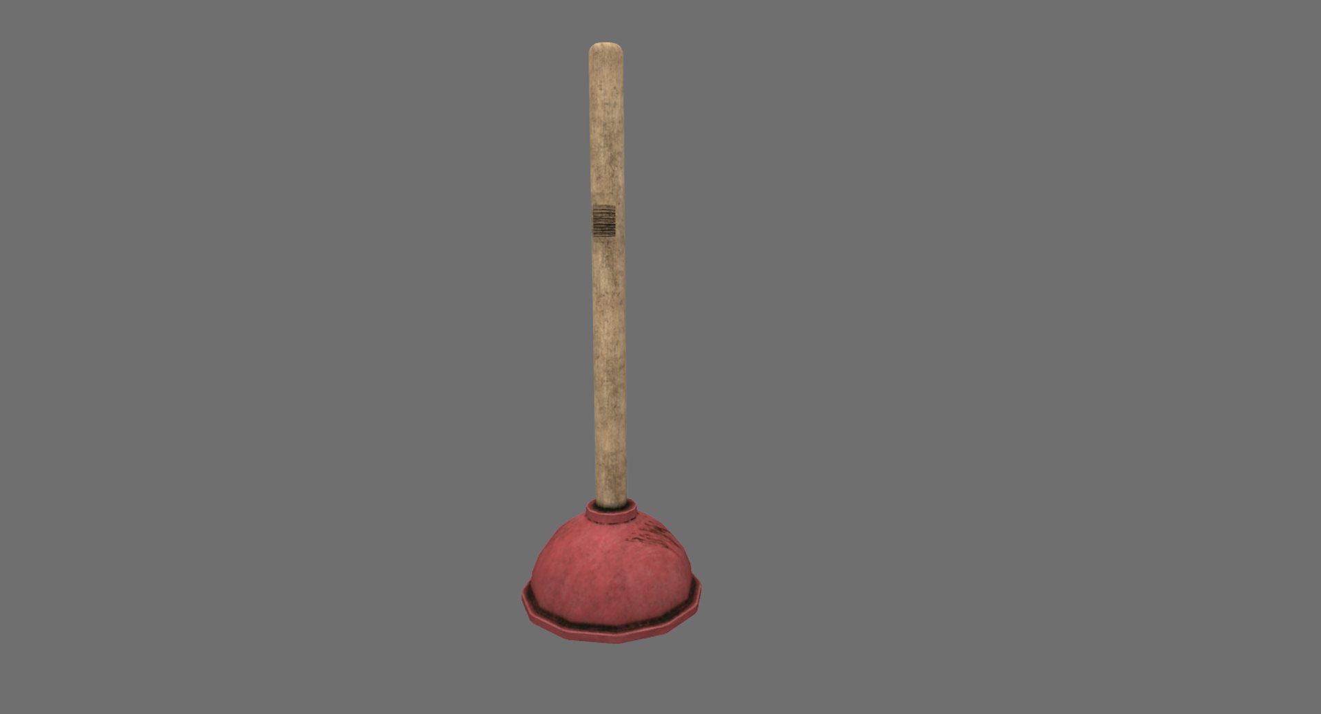 Toilet plunger 3D model - TurboSquid 1291392