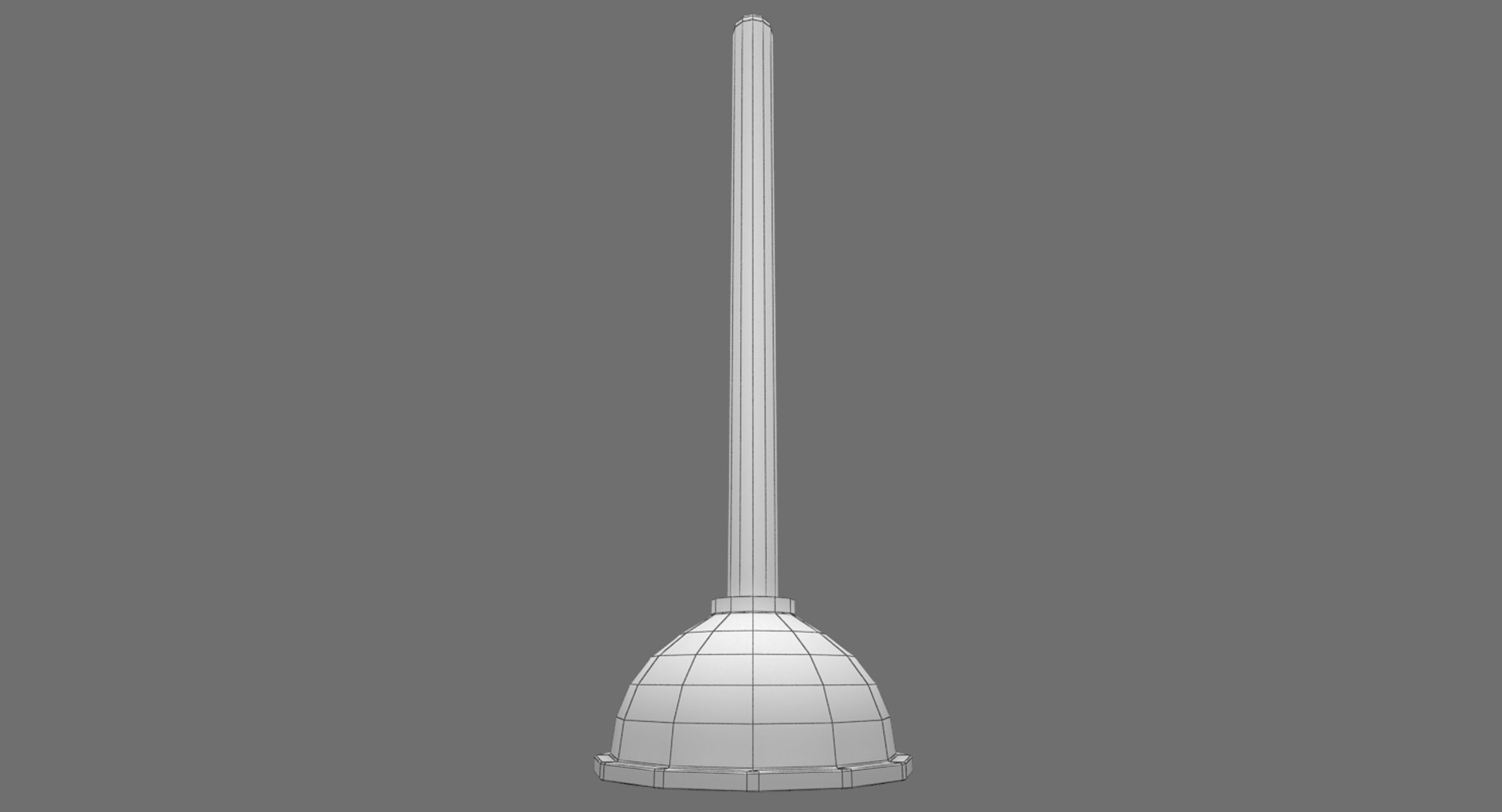 Toilet plunger 3D model - TurboSquid 1291392